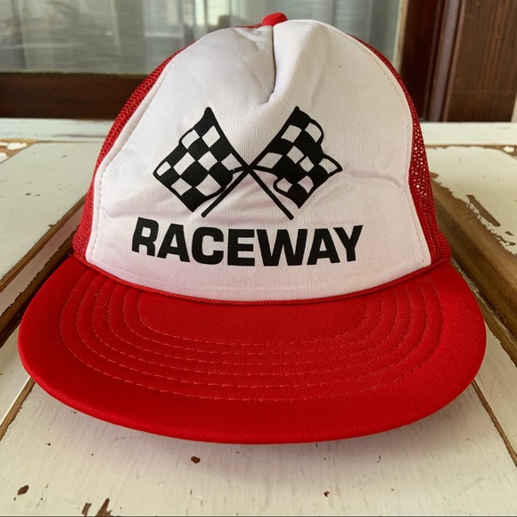 Unknown | Accessories | Vintage 99s Raceway Snap Back Trucker Hat ...